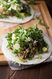 Maple Pork Tacos with Brussels Sprouts Slaw | Sweet Peas & Saffron