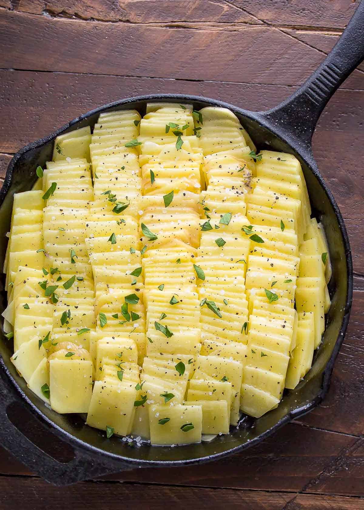 Sea Salt & Oregano Domino Potatoes