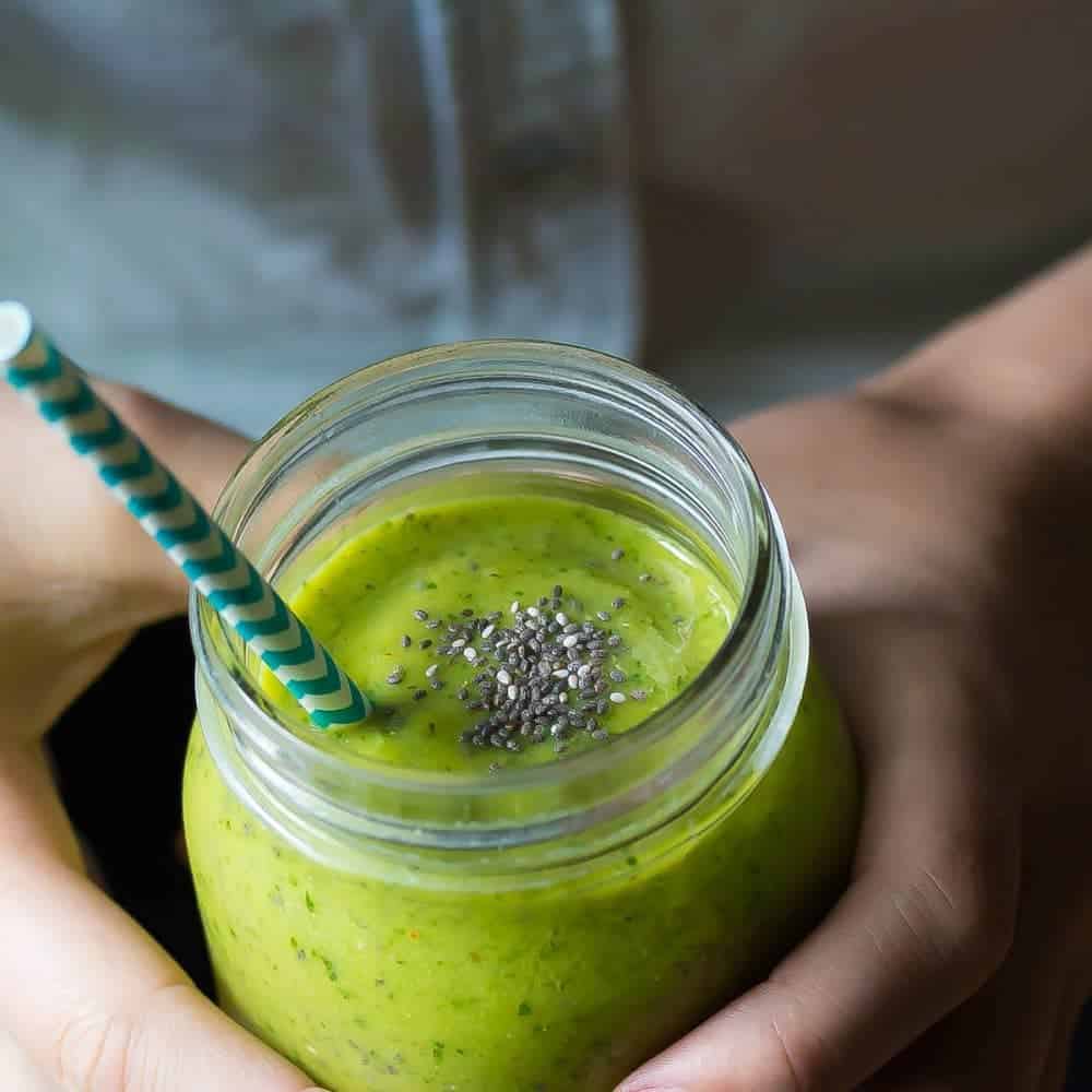 Green Mango Superfood Smoothie - Sweet Peas and Saffron