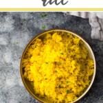 Turmeric Yellow Rice | Sweet Peas and Saffron