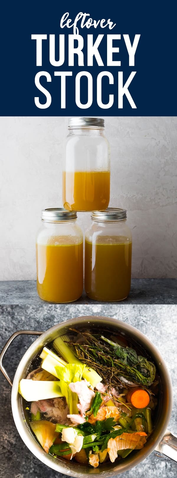 How to Make Turkey Stock | sweetpeasandsaffron.com
