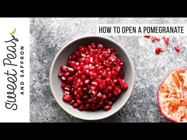How to Eat a Pomegranate | Sweet Peas and Saffron