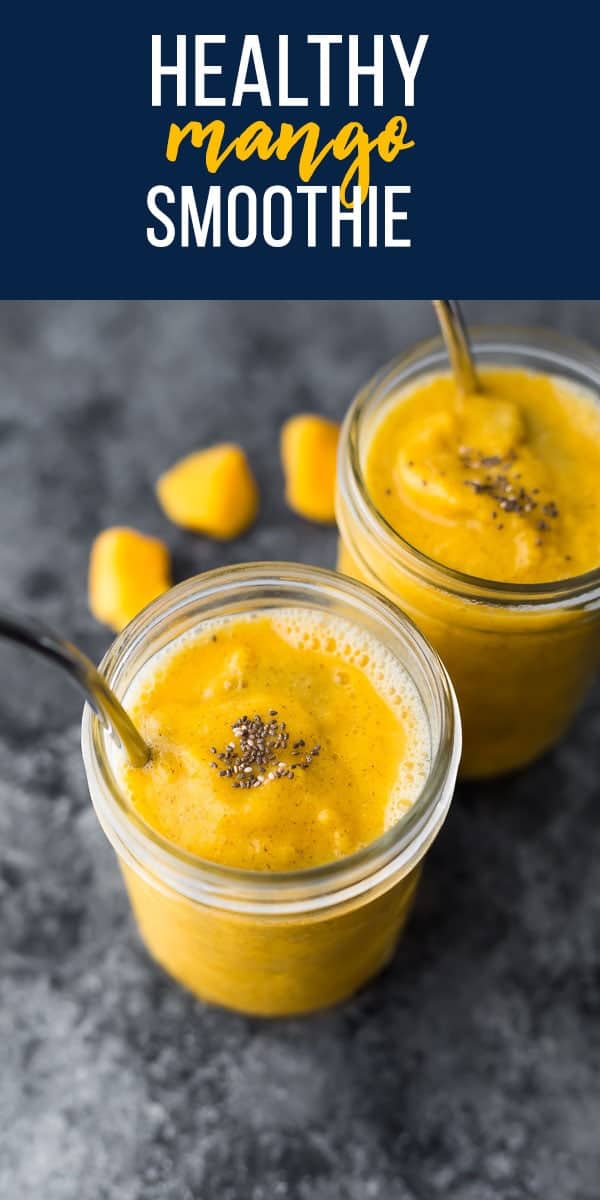 Mango Smoothie Recipe | sweetpeasandsaffron.com