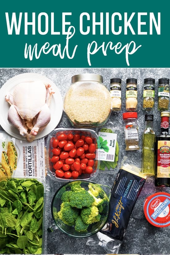 Whole Chicken Meal Prep Sweet Peas And Saffron