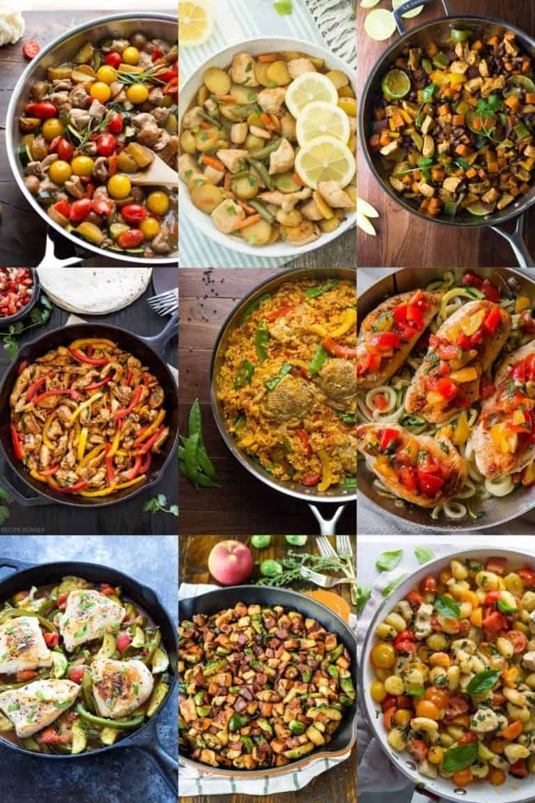 19 Healthy Skillet Dinners (One Pan)