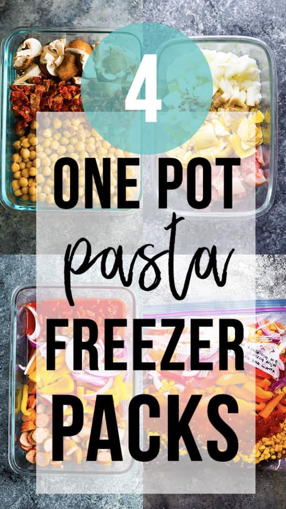Freezer One Pot Pasta Packs - Sweet Peas and Saffron