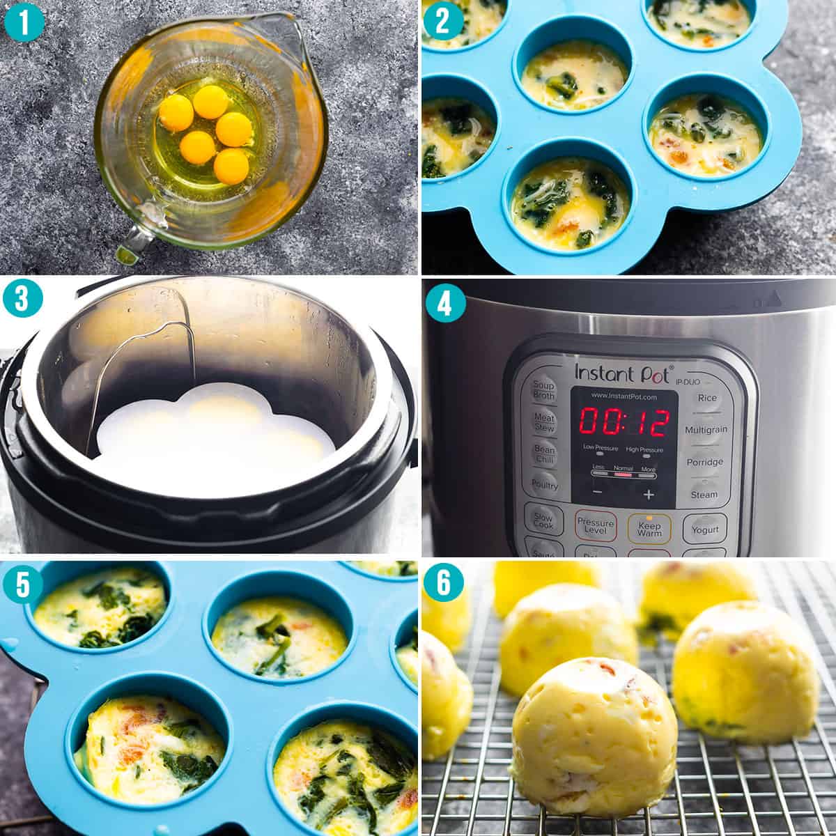 Perfect Instant Pot Egg Bites (so creamy!) - sweetpeasandsaffron.com