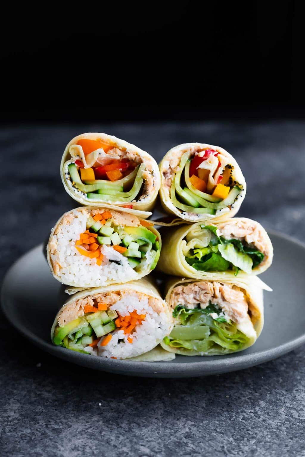 Salmon Wraps 3 Ways - Sweet Peas and Saffron