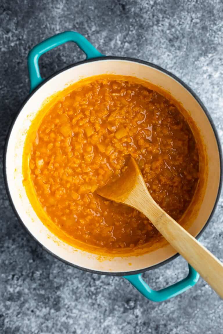 Spicy Thai Lentil Curry Sweet Peas And Saffron