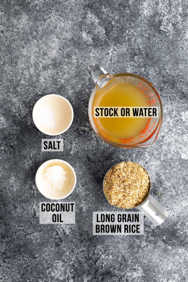 Instant Pot Brown Rice (perfect + fluffy!) - Sweet Peas and Saffron