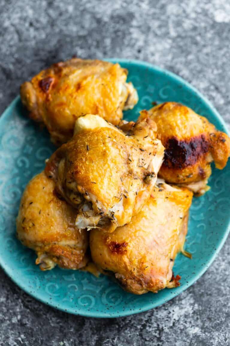 Instant Pot Chicken Thighs (Fresh Frozen) - Sweet Peas and Saffron