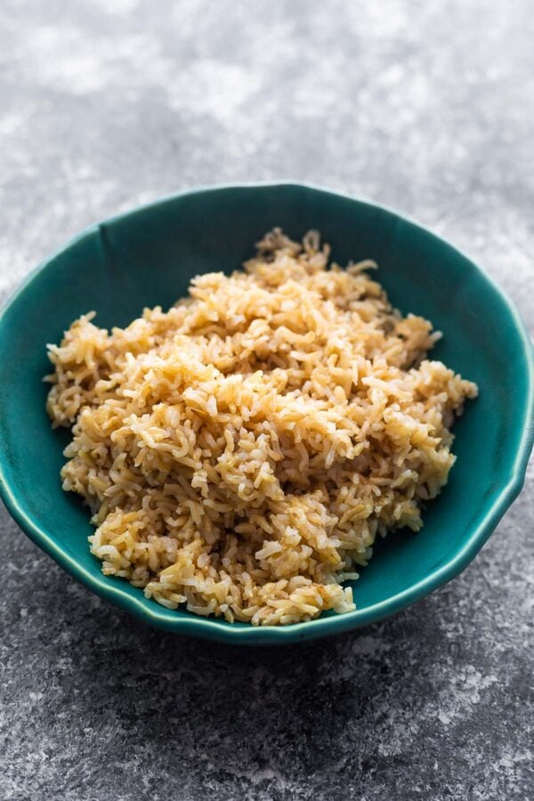Instant Pot Brown Rice (perfect + fluffy!) - Sweet Peas and Saffron