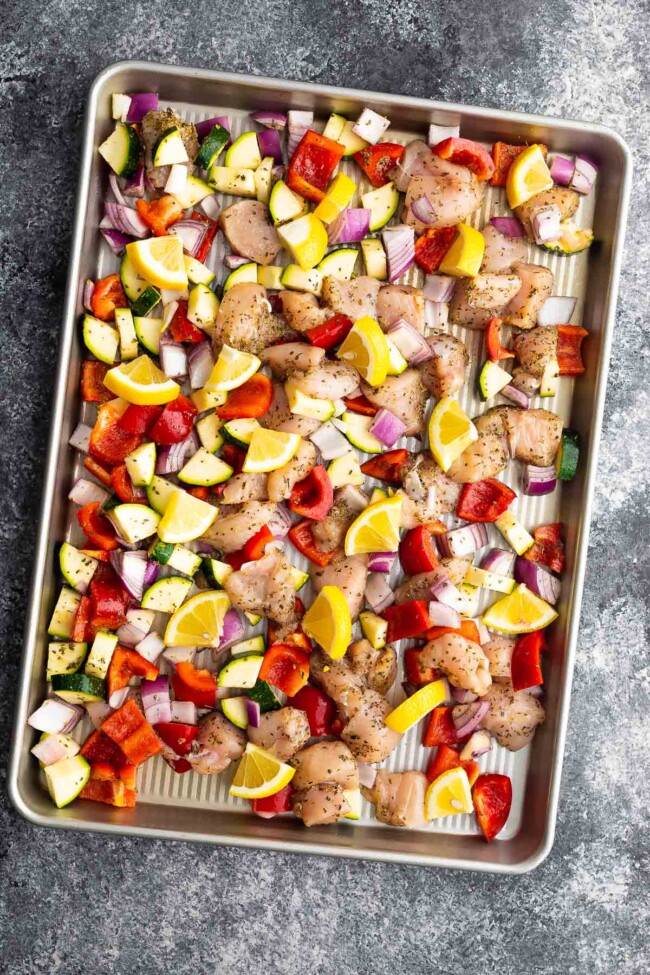 Roasted Vegetable Greek Chicken Wraps - Sweet Peas and Saffron