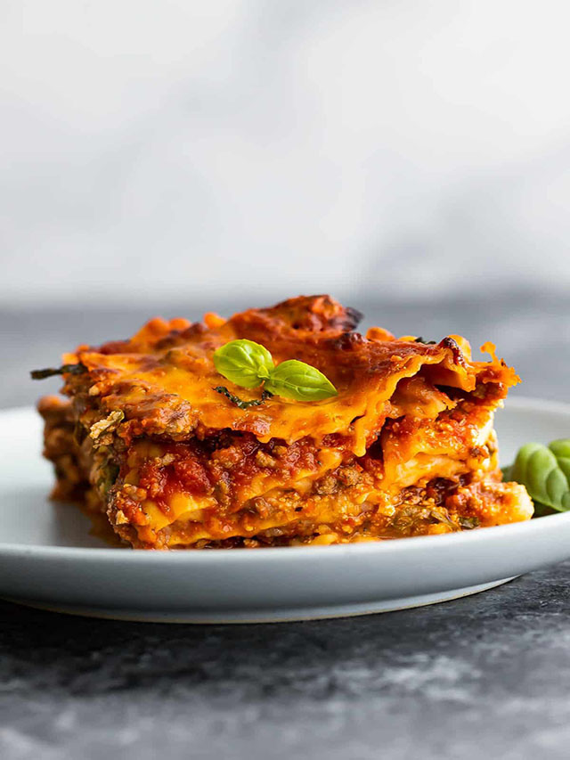 Instant Pot Lasagna - Sweet Peas and Saffron
