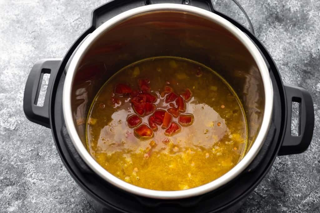 Instant Pot Dal - Sweet Peas and Saffron