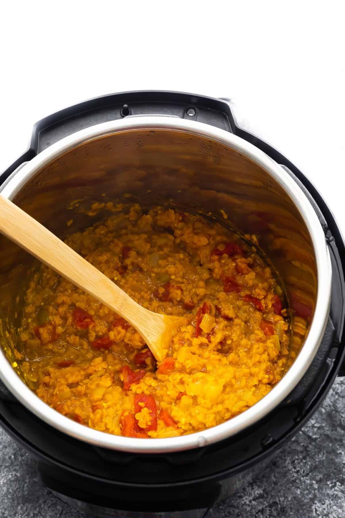 Instant Pot Dal - Sweet Peas and Saffron