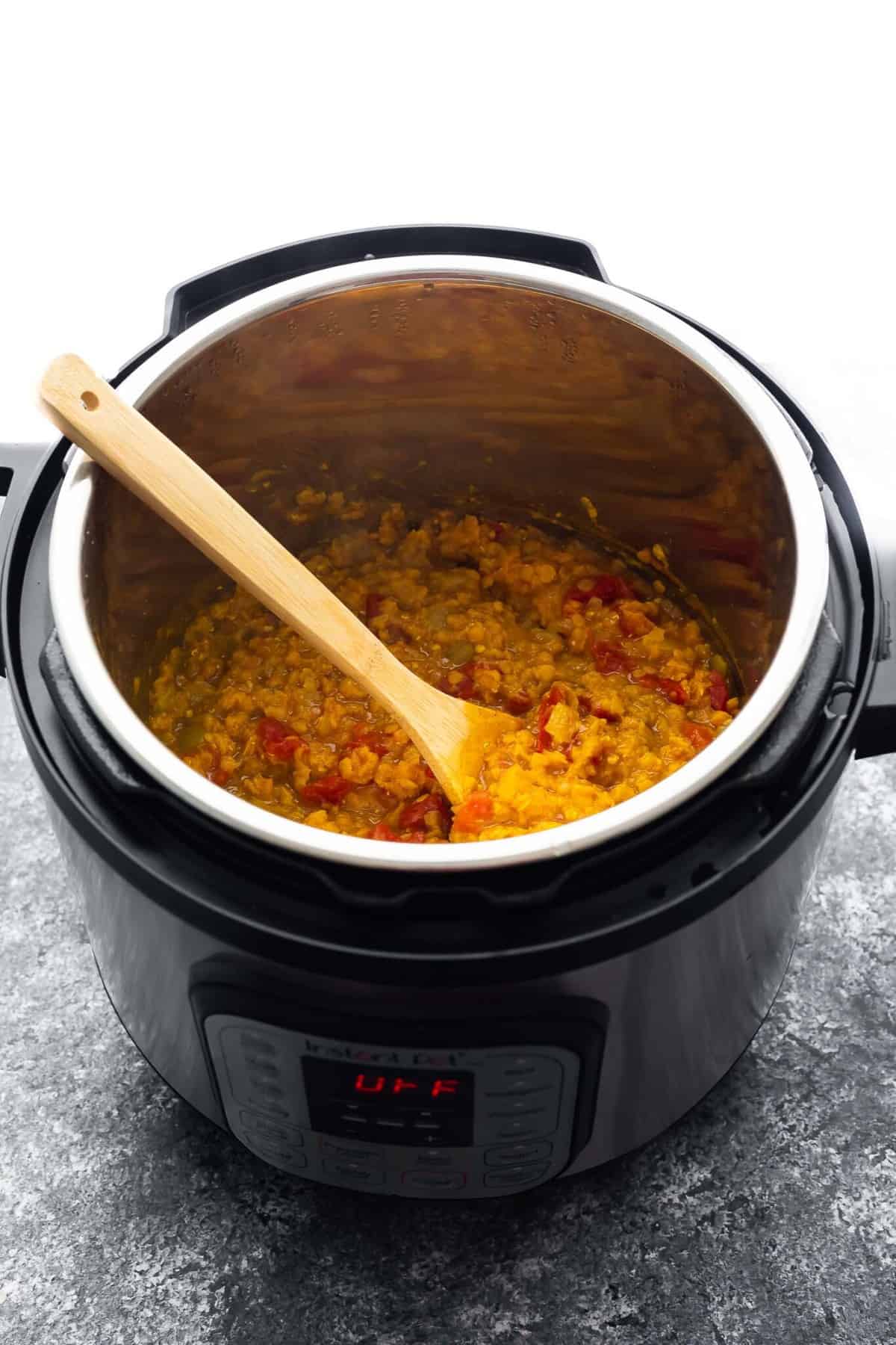 Instant Pot Dal - Sweet Peas and Saffron