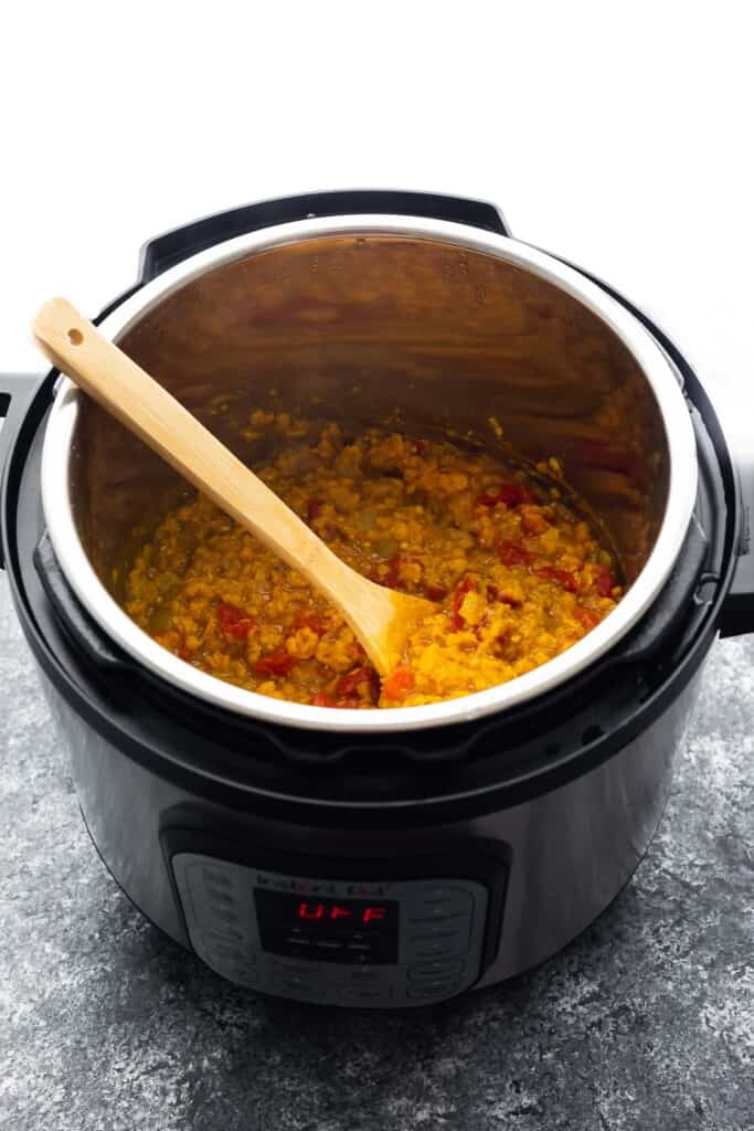 Instant Pot Dal - Sweet Peas and Saffron