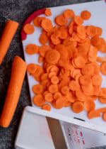 Crispy Carrot Chips (sweet & savory)