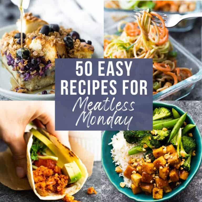 50 Meatless Monday Recipes You Won't Hate - Sweet Peas and Saffron