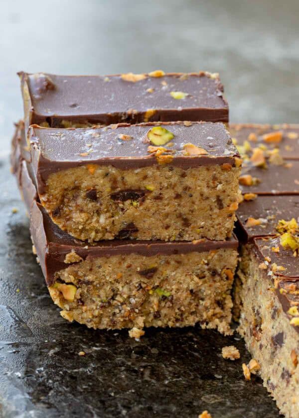 Pistachio Bars - Sweet Peas and Saffron