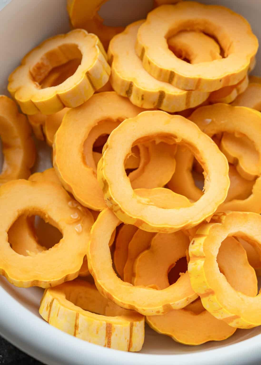 Crispy Delicata Squash Rings - Sweet Peas and Saffron