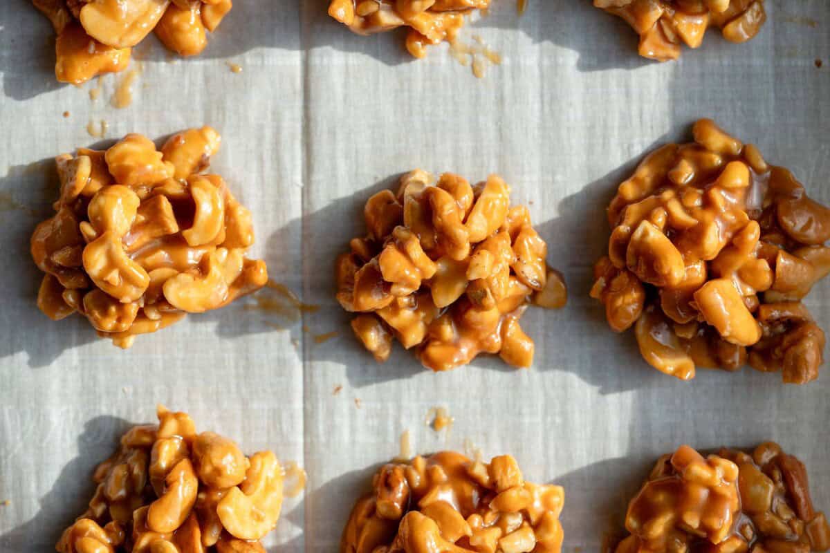 Caramel Cashew Clusters - Sweet Peas and Saffron