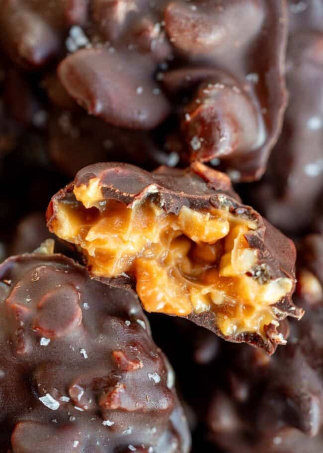 Caramel Cashew Clusters - Sweet Peas and Saffron