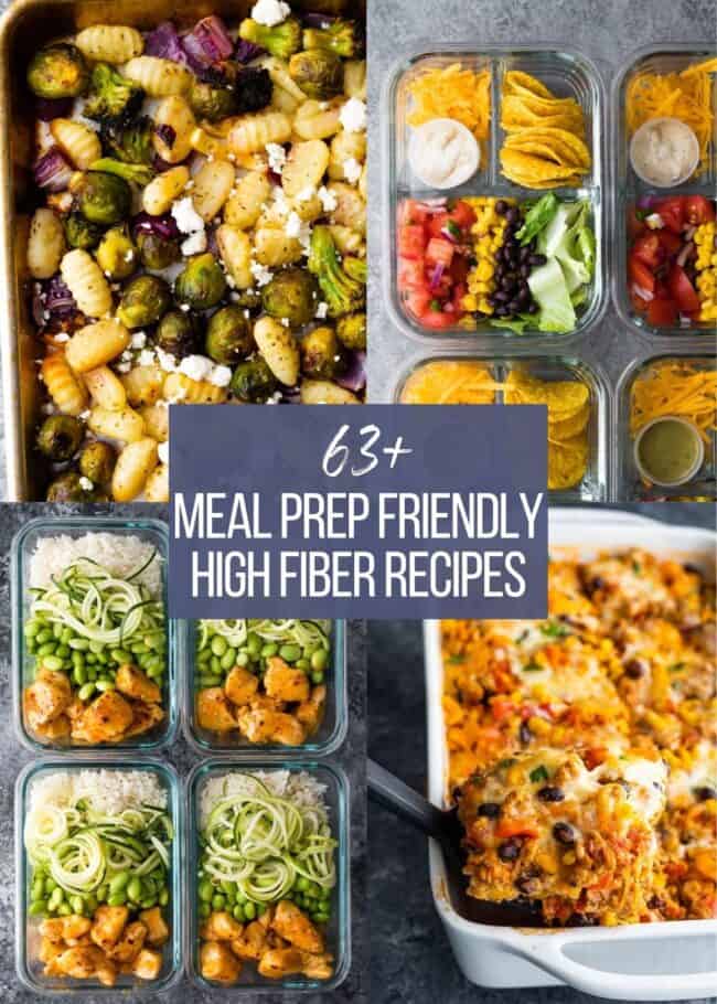Meal-Prep Friendly High Fiber Recipes - Sweet Peas and Saffron